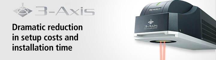 3-Axis CO2 Laser Marker - ML-Z series | KEYENCE Malaysia